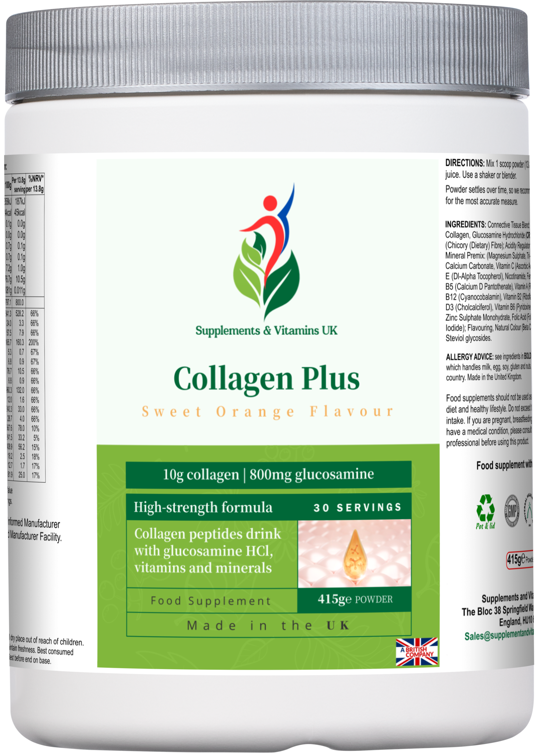 Collagen Plus - Supplements and Vitamins UK